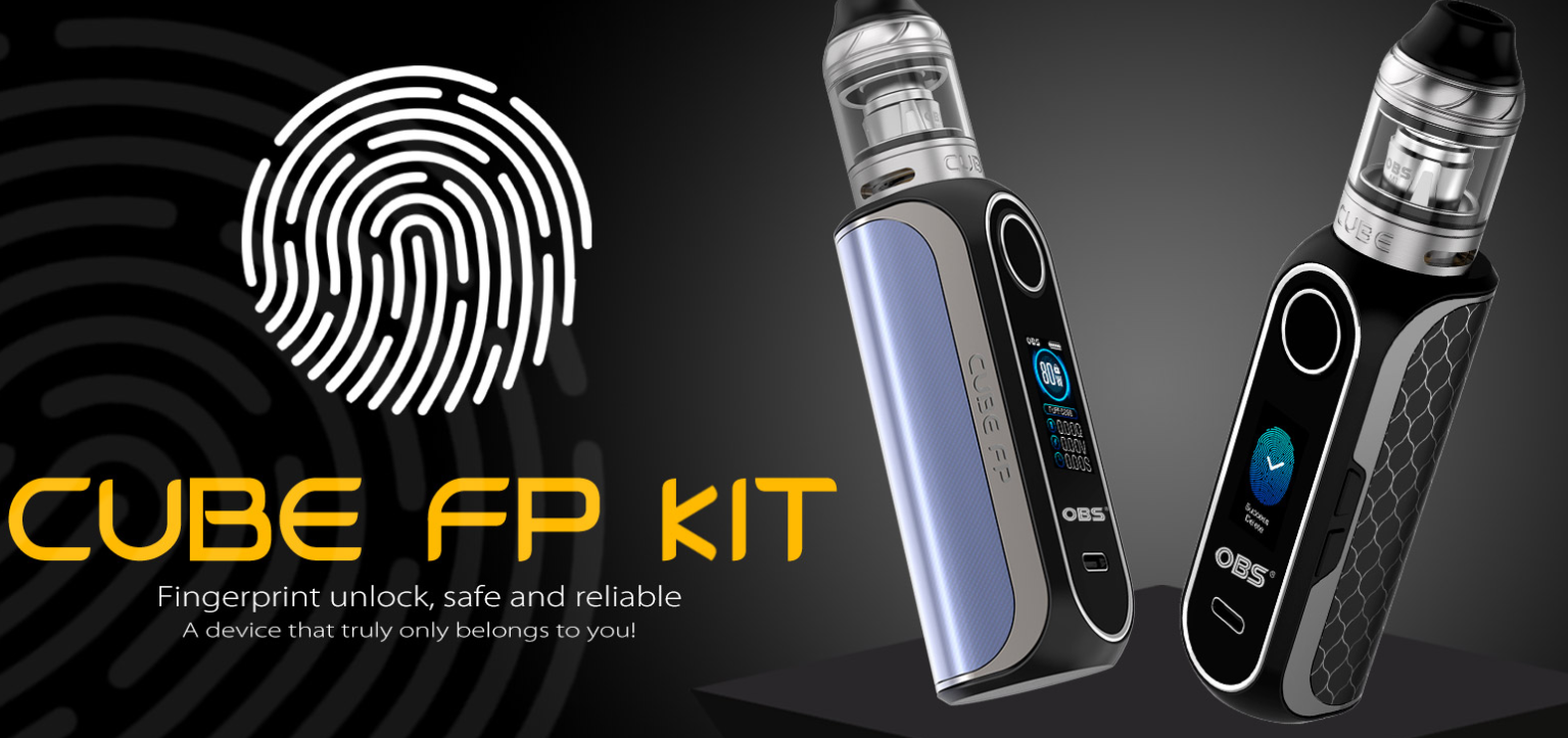 OBS Cube FP kit - The World's First Fingerprinting Vape Device