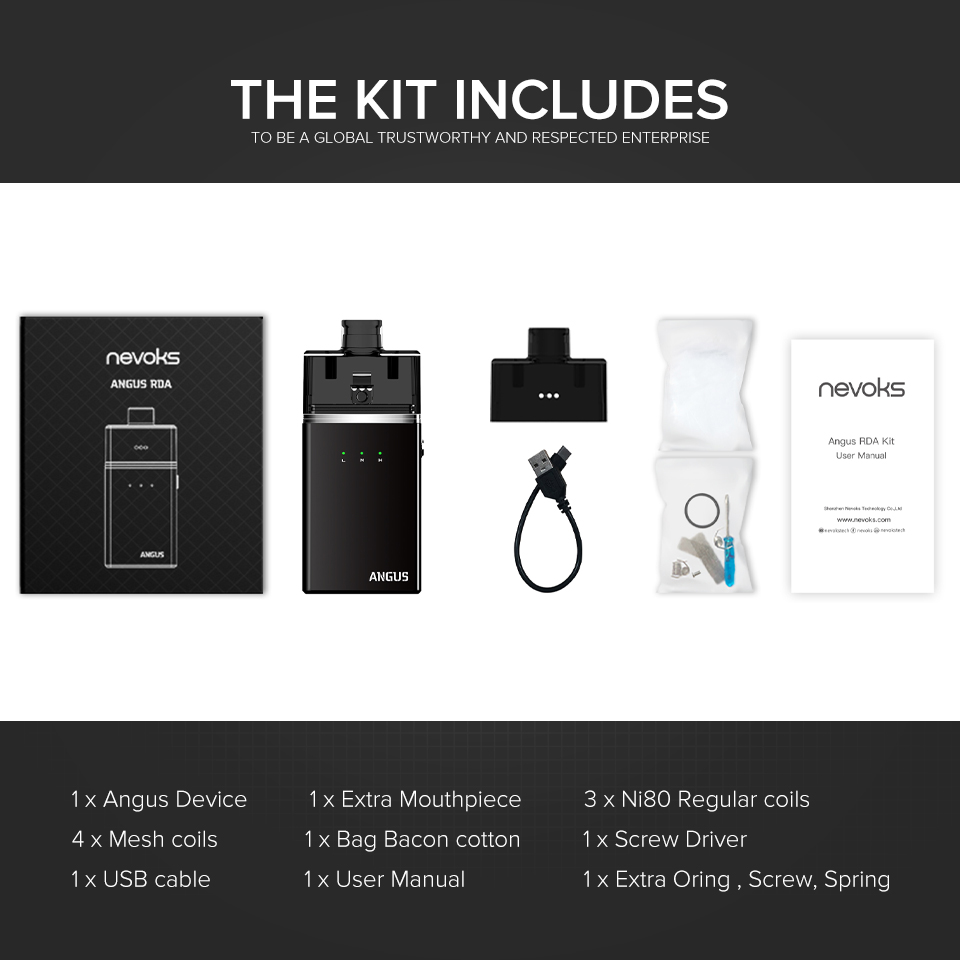 Nevoks Angus RDA Box Kit