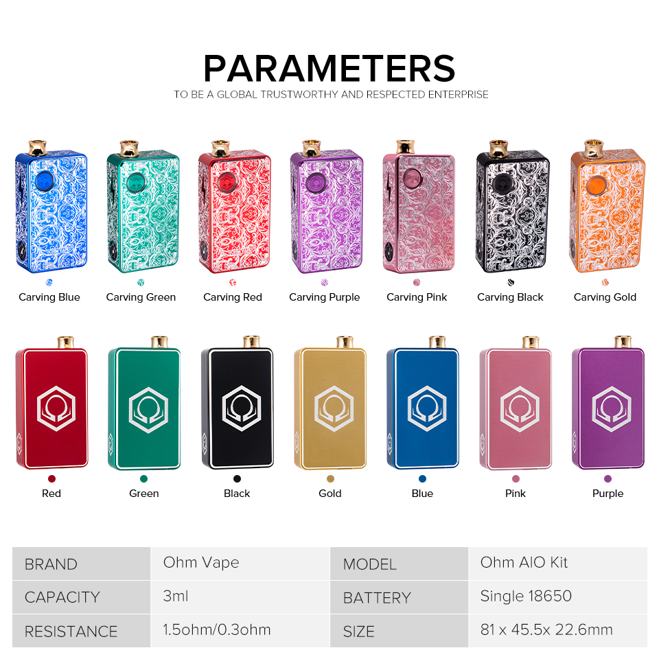 OHM VAPE Ohm AIO Pod Kit