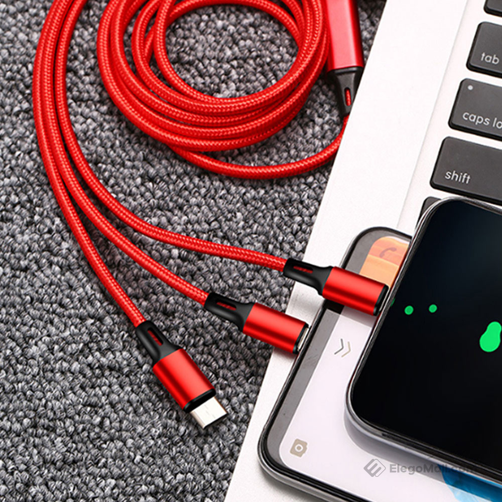 Neutral Micro USB 3 in 1 Charger Cable