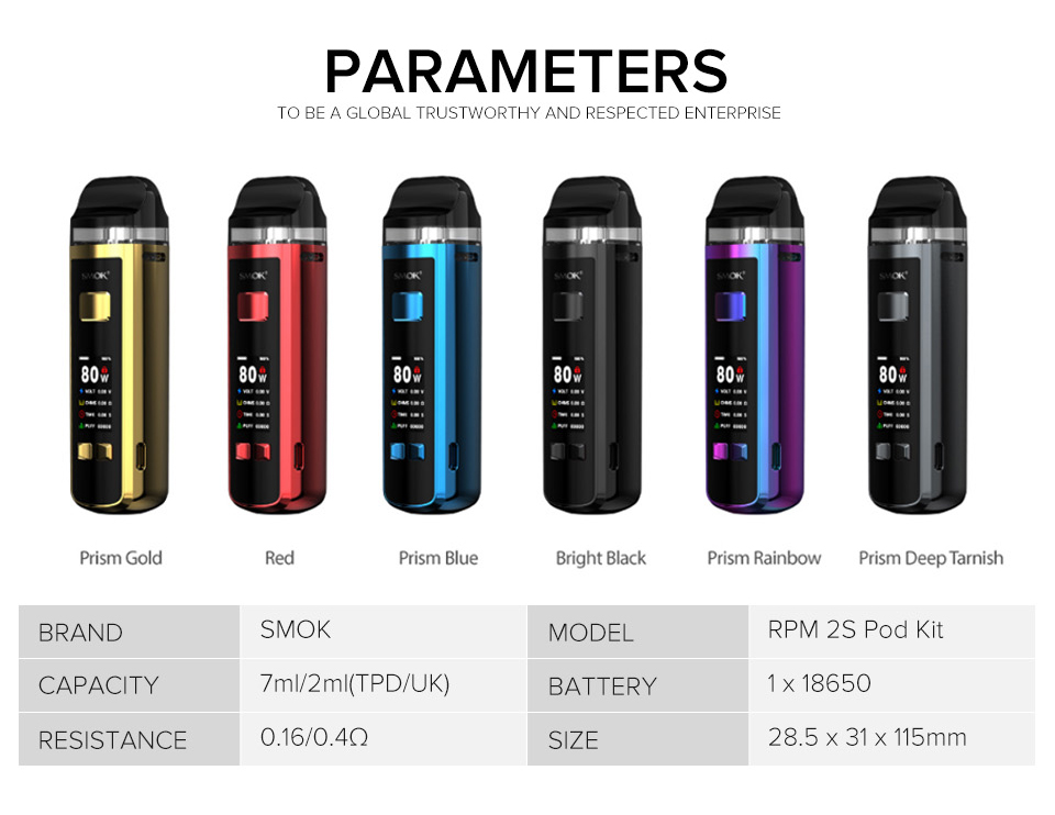SMOK RPM 2S 80W Pod Kit