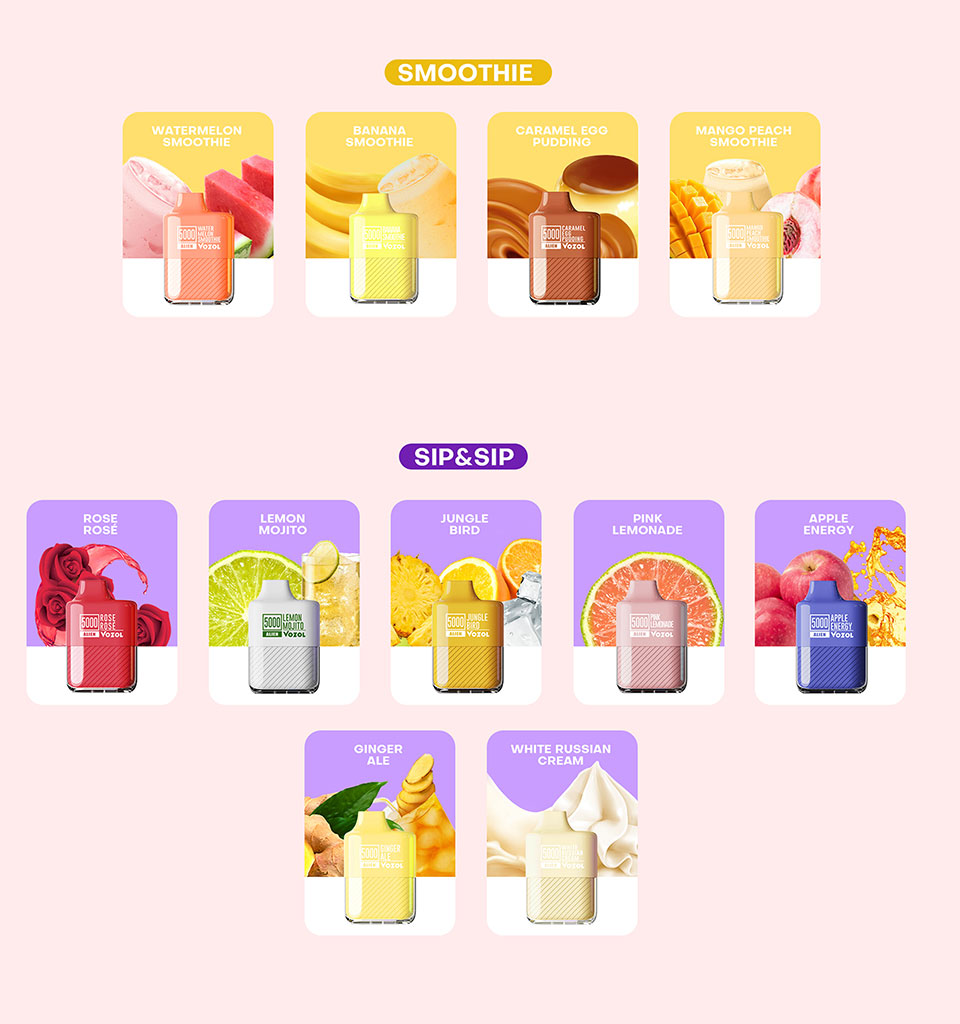 VOZOL Alien 5000 Disposable Kit 500mAh