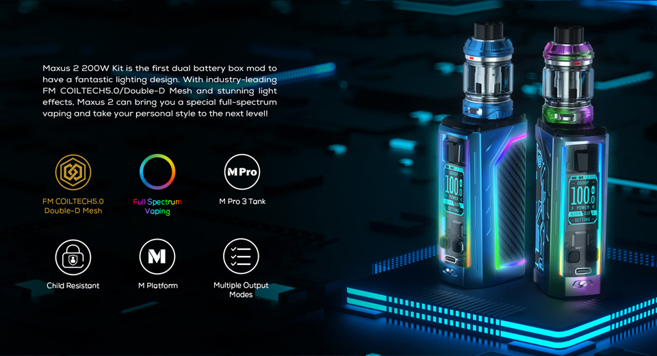 FreeMax Maxus 2 200W Box Kit