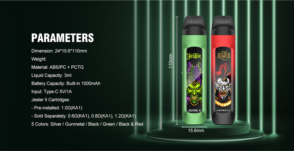 Vapefly Jester II Pod Kit 1000mAh