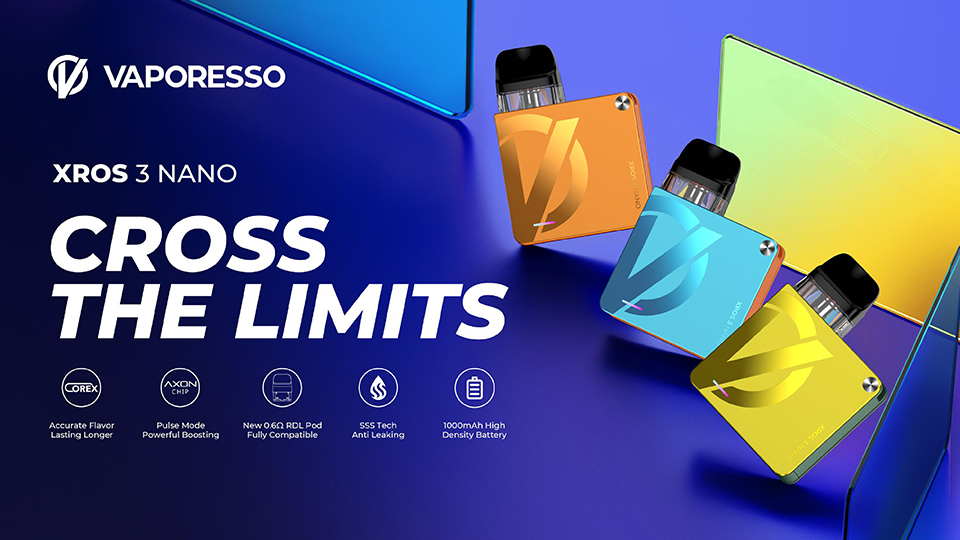 Vaporesso XROS 3 NANO Pod Kit 1000mAh
