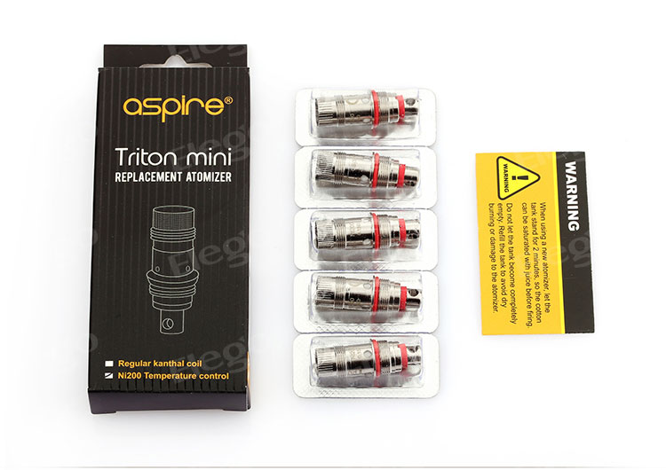 Aspire Triton Mini/Nautilus TC Coils Ni200 0.15ohm (5 pcs)