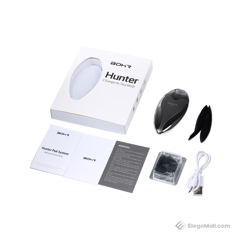 Bohr Hunter Pod System Kit 360mAh & 2ml
