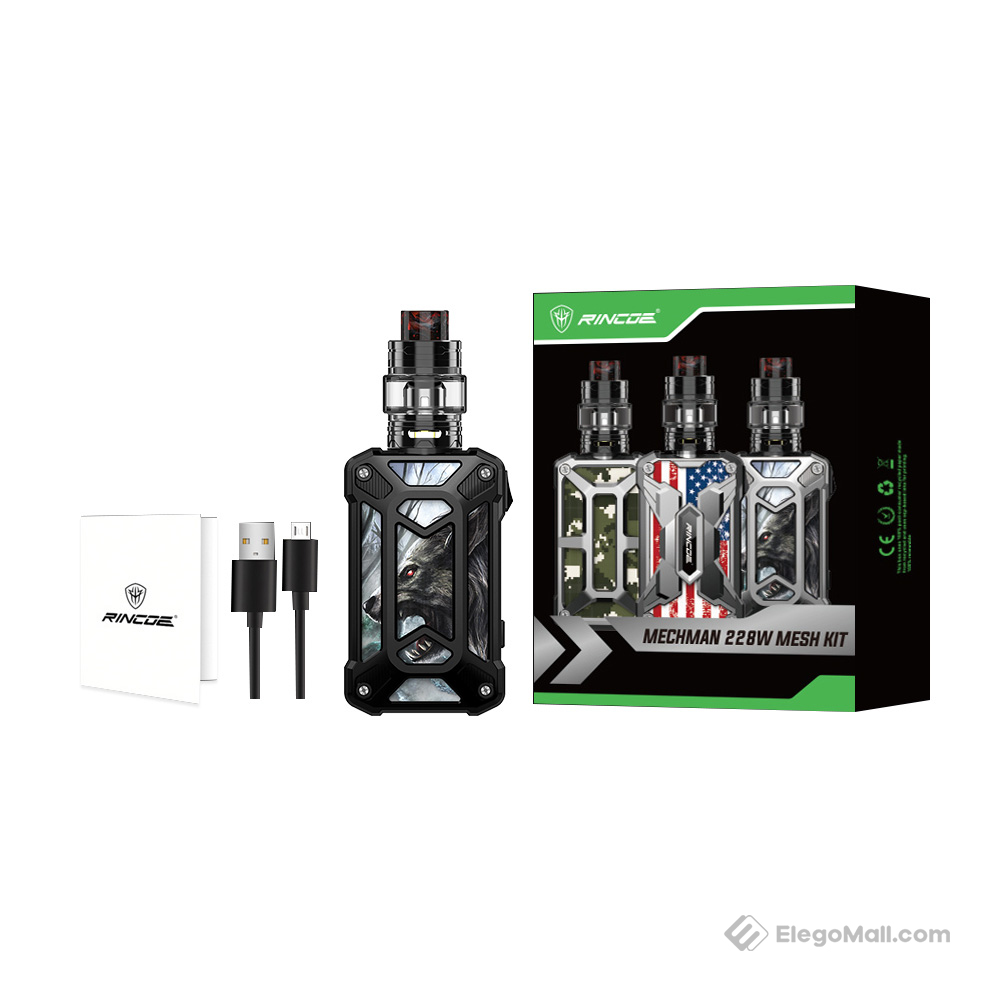 Rincoe Mechman 228W Mesh Kit with 4.5ml Mechman Mesh Tank