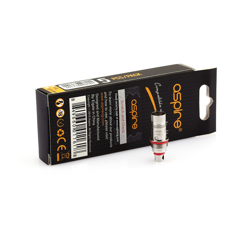 Aspire Triton Mini/Nautilus TC Coils Ni200 0.15ohm (5 pcs)