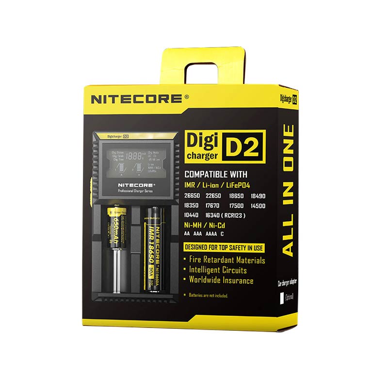 Nitecore Intellicharger D2 LCD 2-Slot Charger