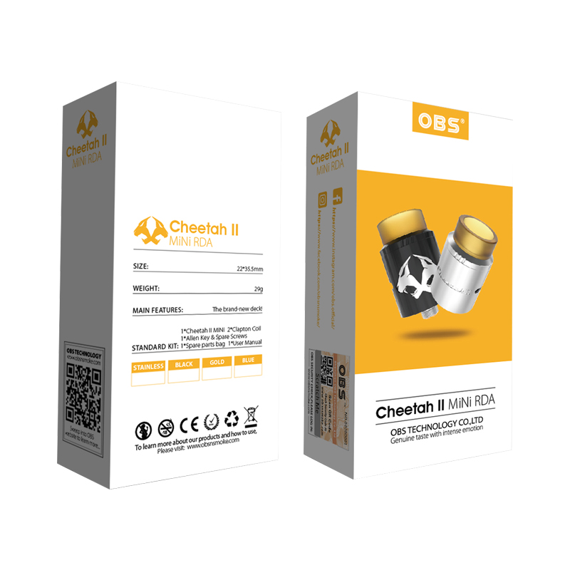 OBS Cheetah 2 Mini RDA Atomizer