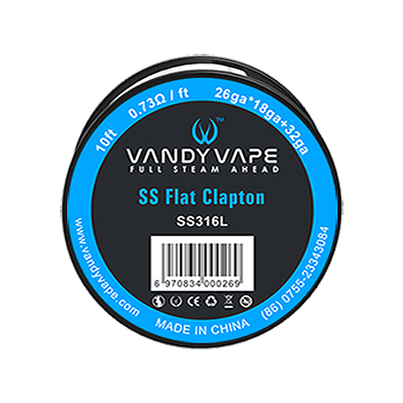 Vandy Vape Resistance Wire Flat Clapton SS316L Vape Wires GW