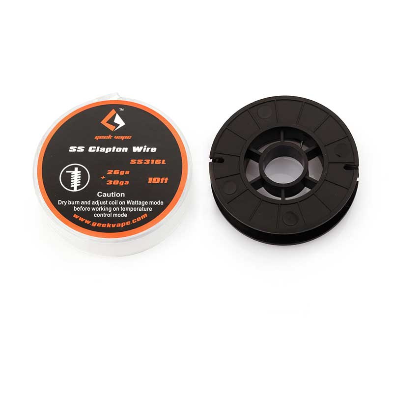 GeekVape SS Clapton Wire 26ga 30ga 10ft
